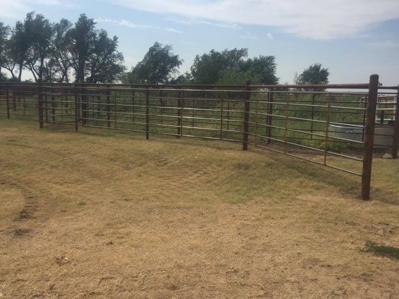 Steel Corrals and Custom Livestock Fences in Kansas - Wells Fencing
