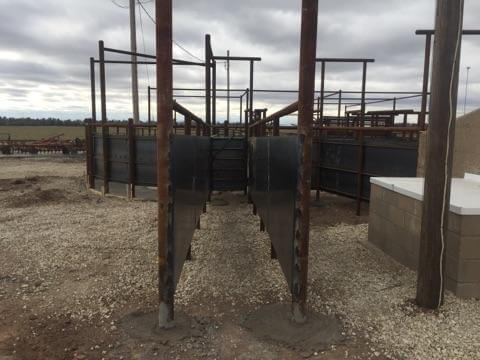 Steel Corrals and Custom Livestock Fences in Kansas - Wells Fencing