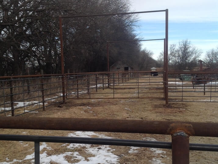 Steel Corrals and Custom Livestock Fences in Kansas - Wells Fencing
